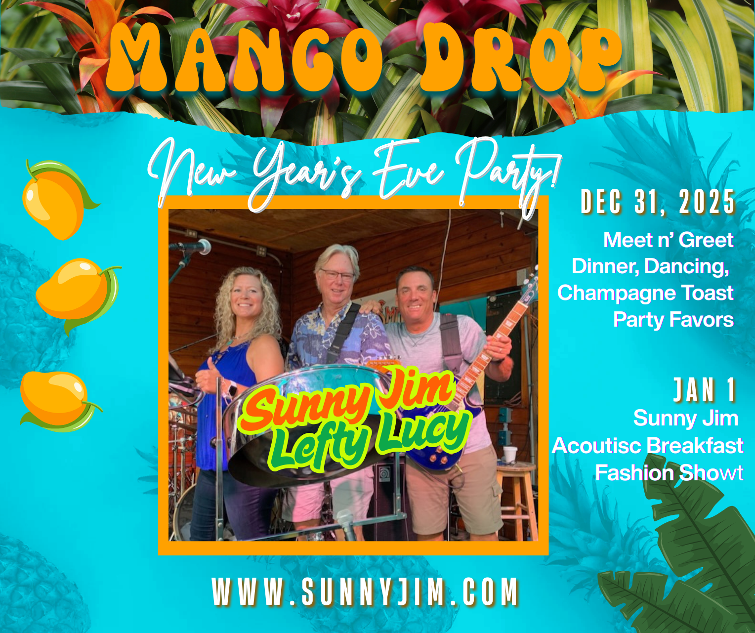 2025 NYE Mango Drop - Party Only